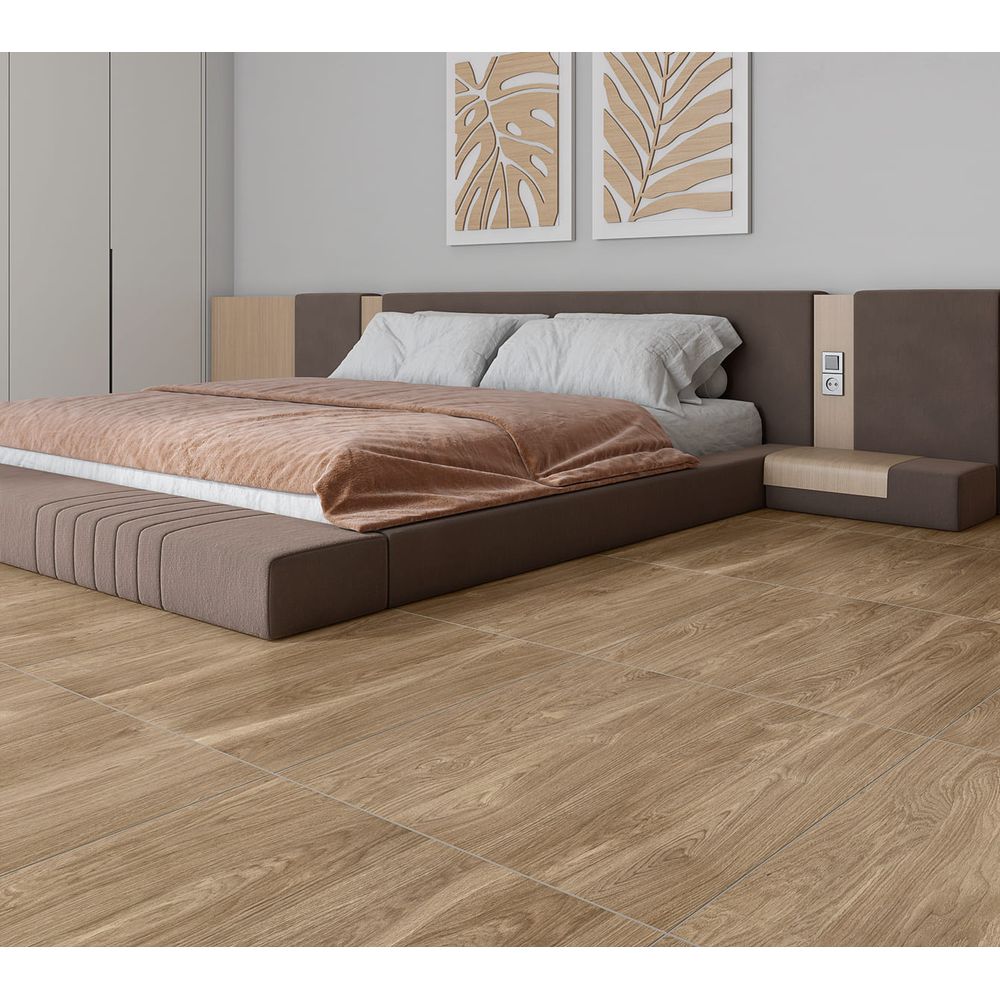 Piso Formigres 81x81 Canela Marrom Mate Retificado A - Bigolin Materiais
